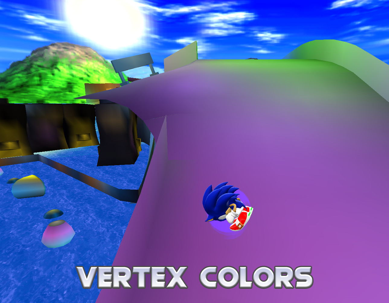 Adding Vertex Colors to Stages using Gile[s] [Sonic World DX] [Tutorials]