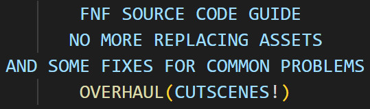 Source Code Guide | OVERHAUL! Tutorial for Friday Night Funkin' | FNF Tutorials