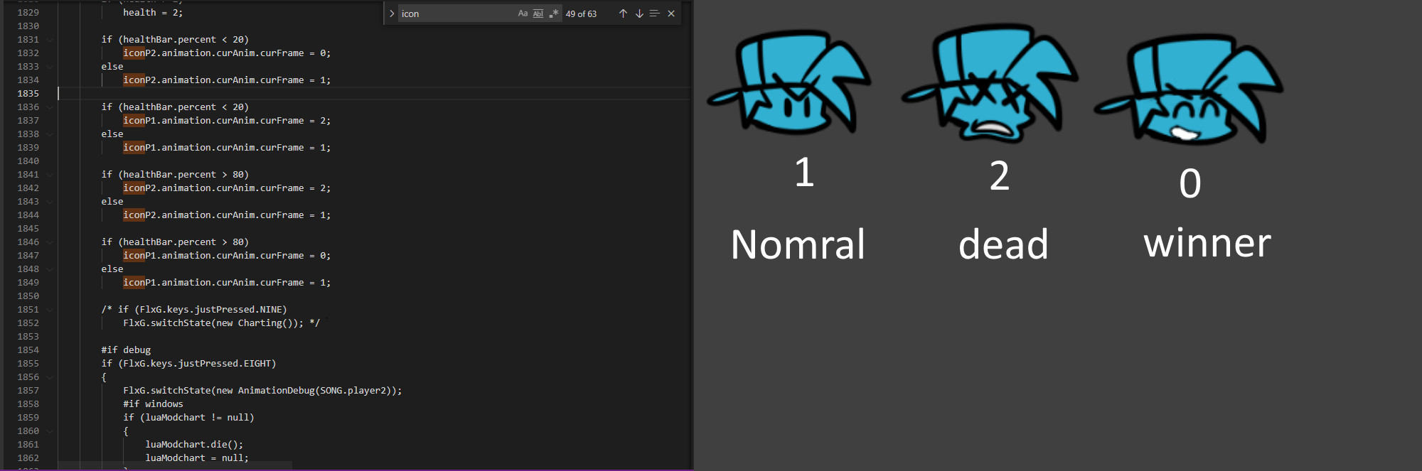 How To Make 3 icon grid Emote like FNF FPS Plus Tutorial for Friday ...