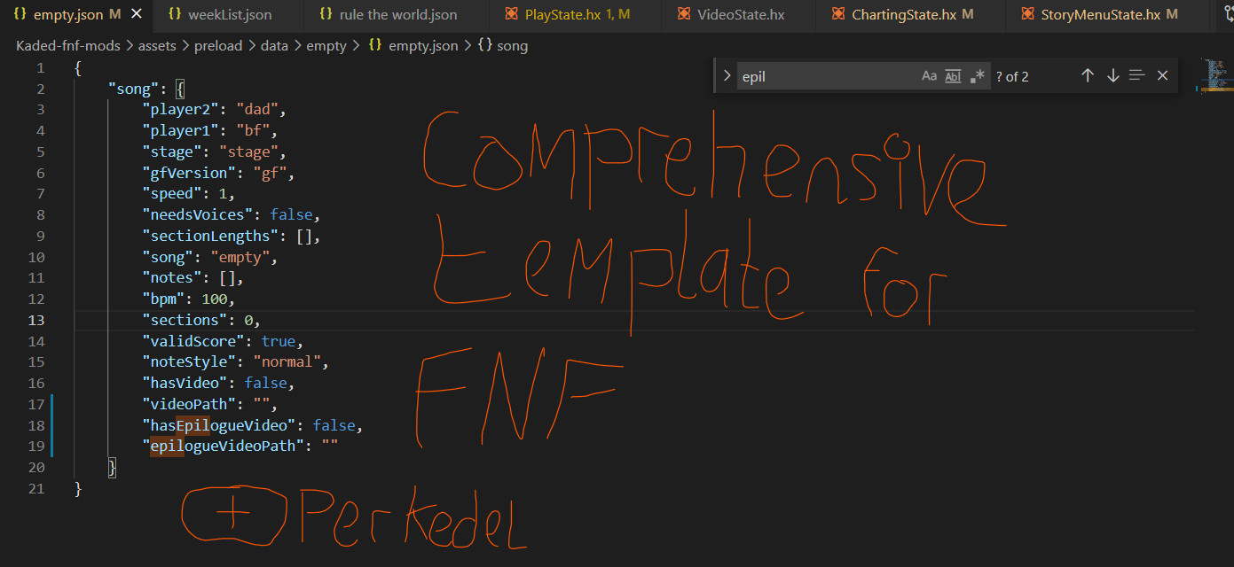 Complete Chart Template JSON (Kade, Psych, etc.) Tutorial for Friday Night Funkin' | FNF Tutorials