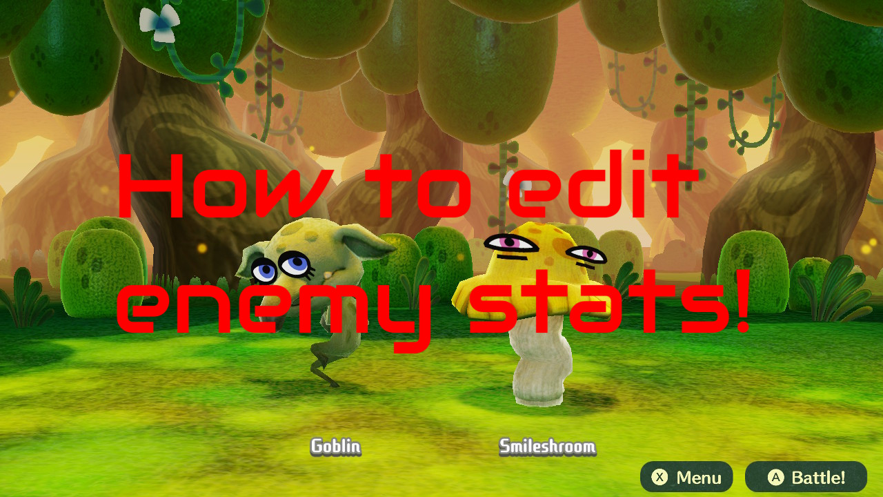 How to edit Enemy stats (Basic) 3DS/SWTICH Tutorial for Miitopia ...