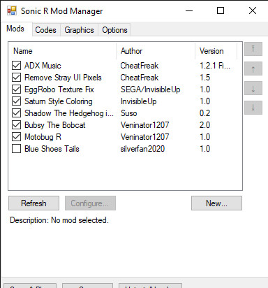 how to use mods Tutorial for Sonic R | SR Tutorials