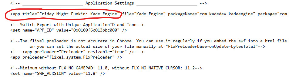 How to change the application icon and name Tutorial for Friday Night ...