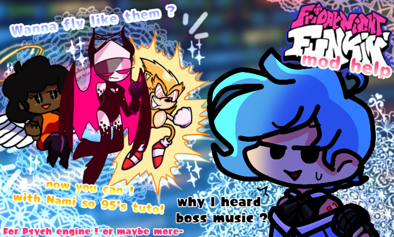 How to make your character float in Psych Engine ! Tutorial for Friday Night Funkin' | FNF Tutorials