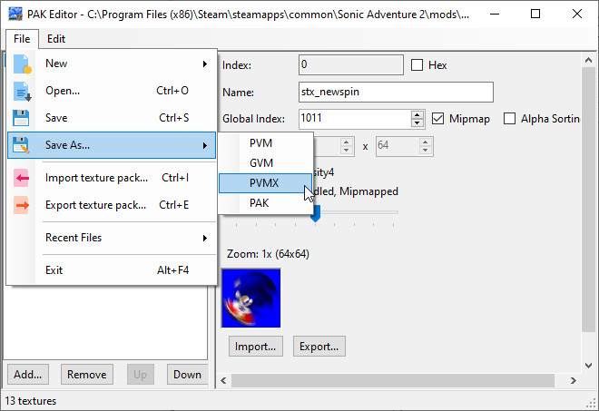 How to Use SA2 Character Mods in SADX Tutorial for Sonic Adventure DX ...