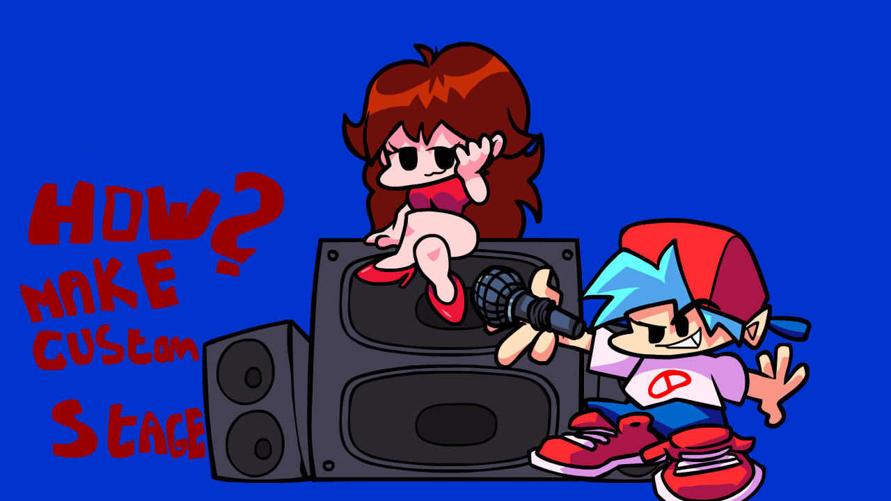 How to make custom stage!Psych engine 0.5.1 Tutorial for Friday Night ...