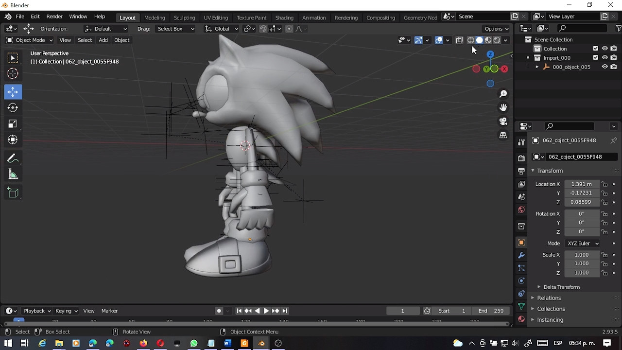 Model replacing on Blender Tutorial for Sonic Adventure DX | SADX Tutorials