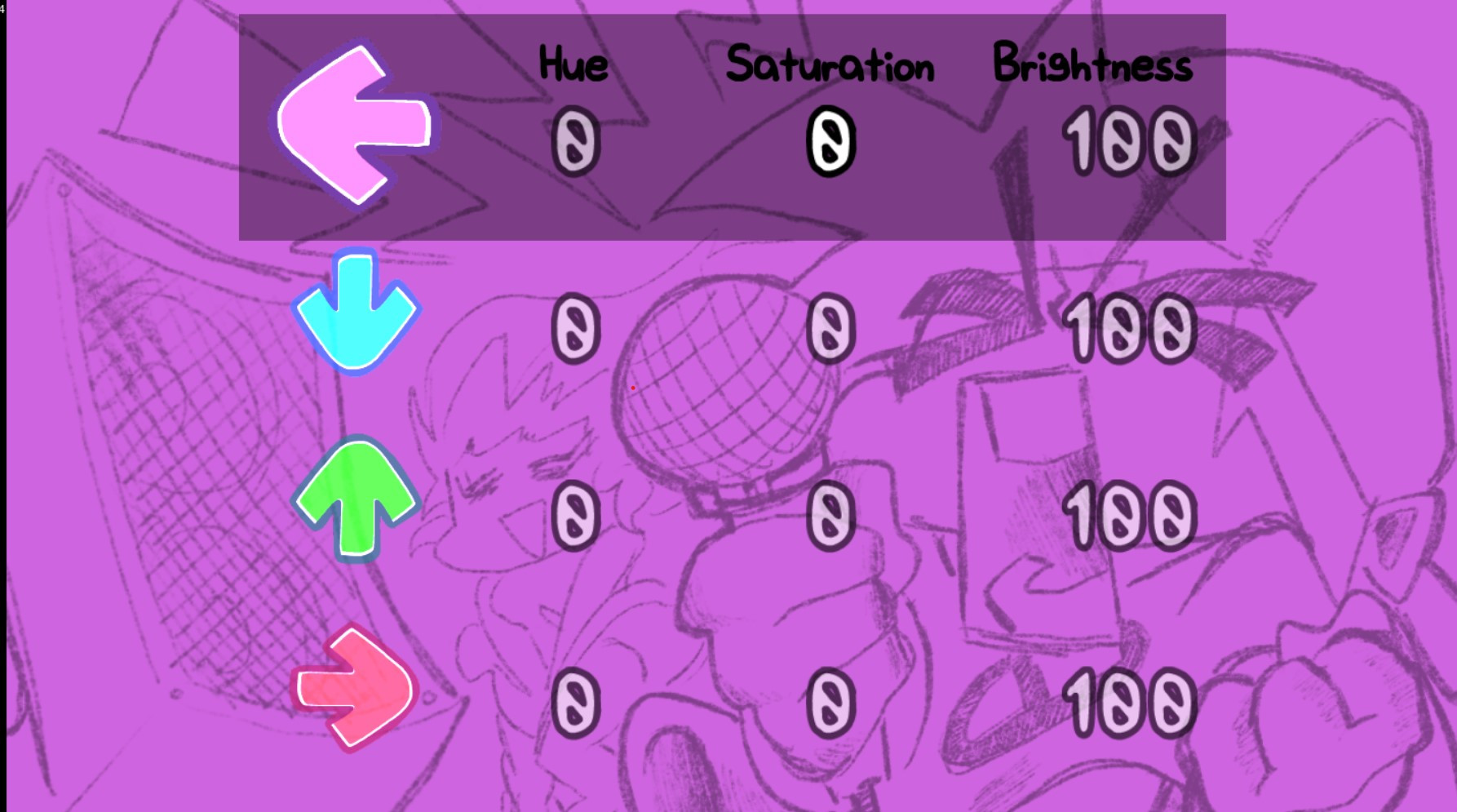 how to make my cool neon notes in pysch engine [Friday Night Funkin ...