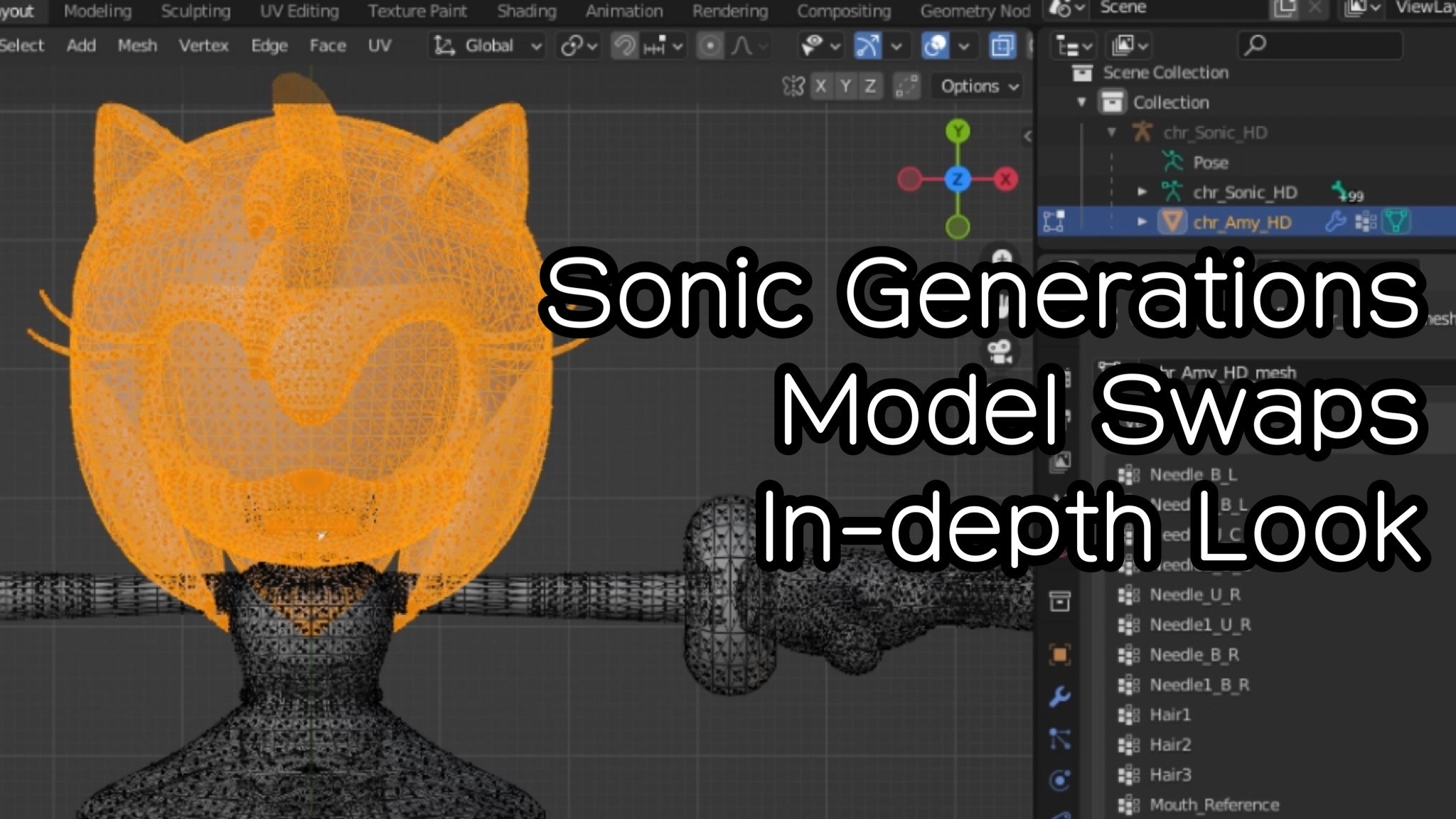Sonic Generations Model Swaps: An In-depth Look Tutorial for Sonic ...