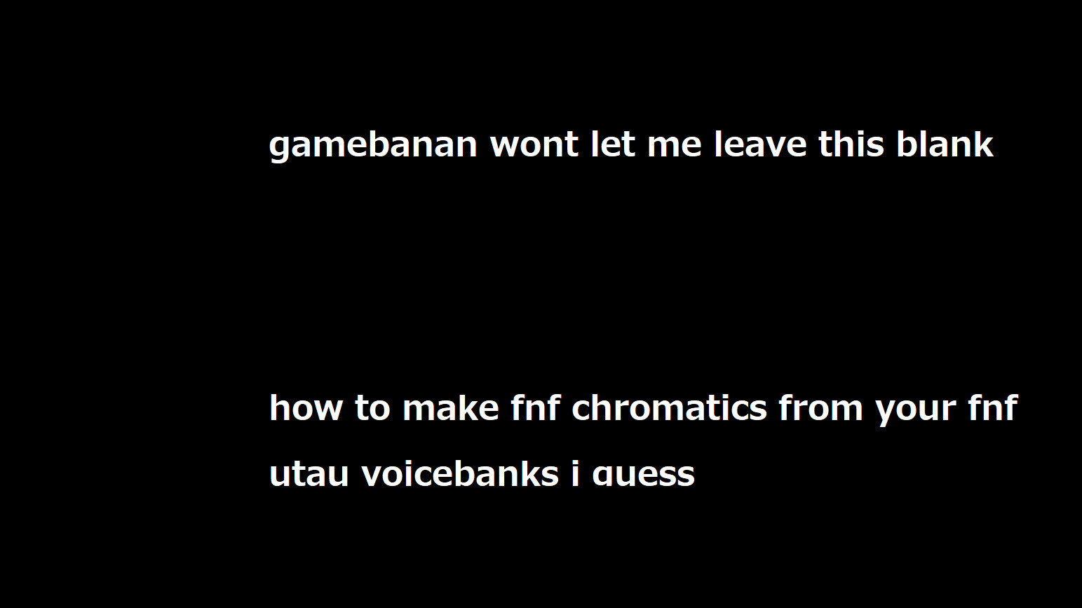 How to make a chromatic with a UTAU voicebank Tutorial for Friday Night Funkin' | FNF Tutorials