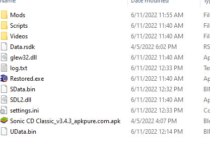 How to play CD Restored using the mobile data.rsdk Tutorial for Sonic CD (2011) | SCD Tutorials