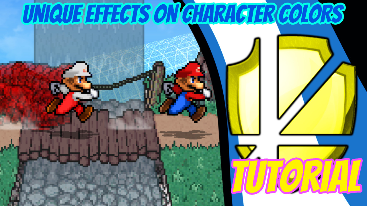 Unique Effects on certain colors (Update 1) Tutorial for Super Smash Bros. Crusade | SSBC Tutorials