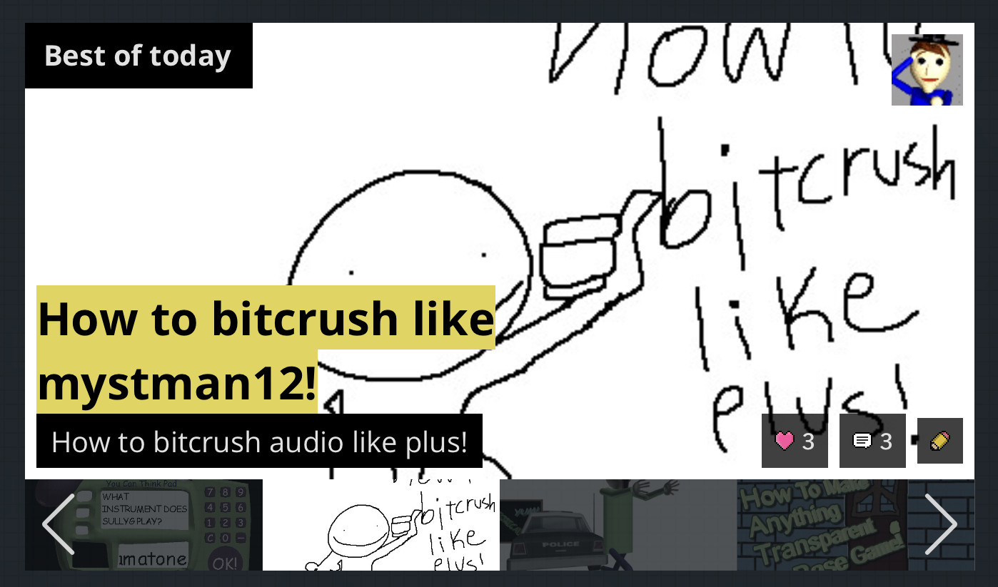 How to bitcrush like mystman12! Tutorial for Baldi's Basics | Baldi ...