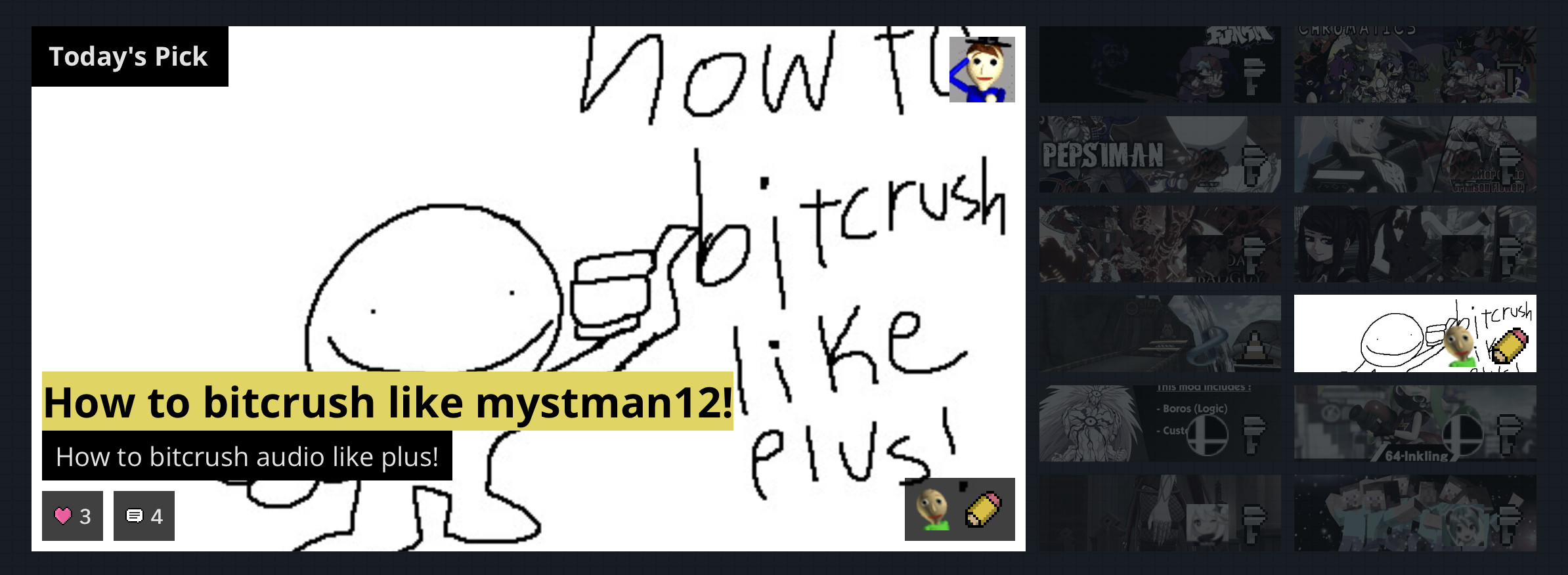 How to bitcrush like mystman12! Tutorial for Baldi's Basics | Baldi ...