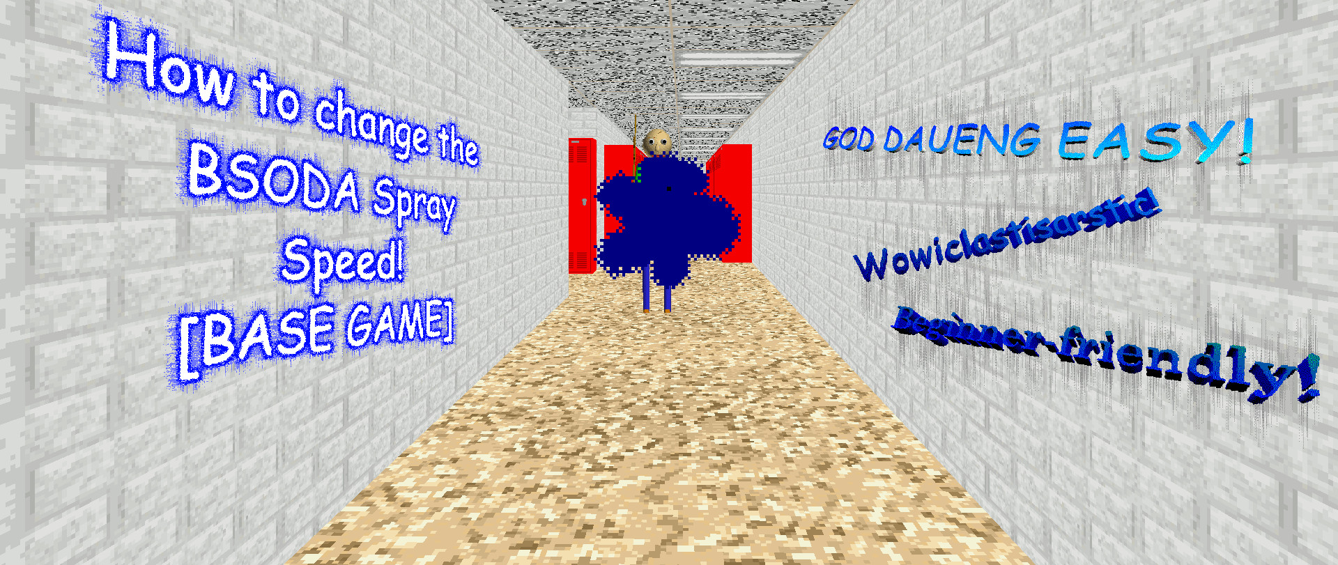 How to change the BSODA Spray Speed [Base Game] Tutorial for Baldi's ...