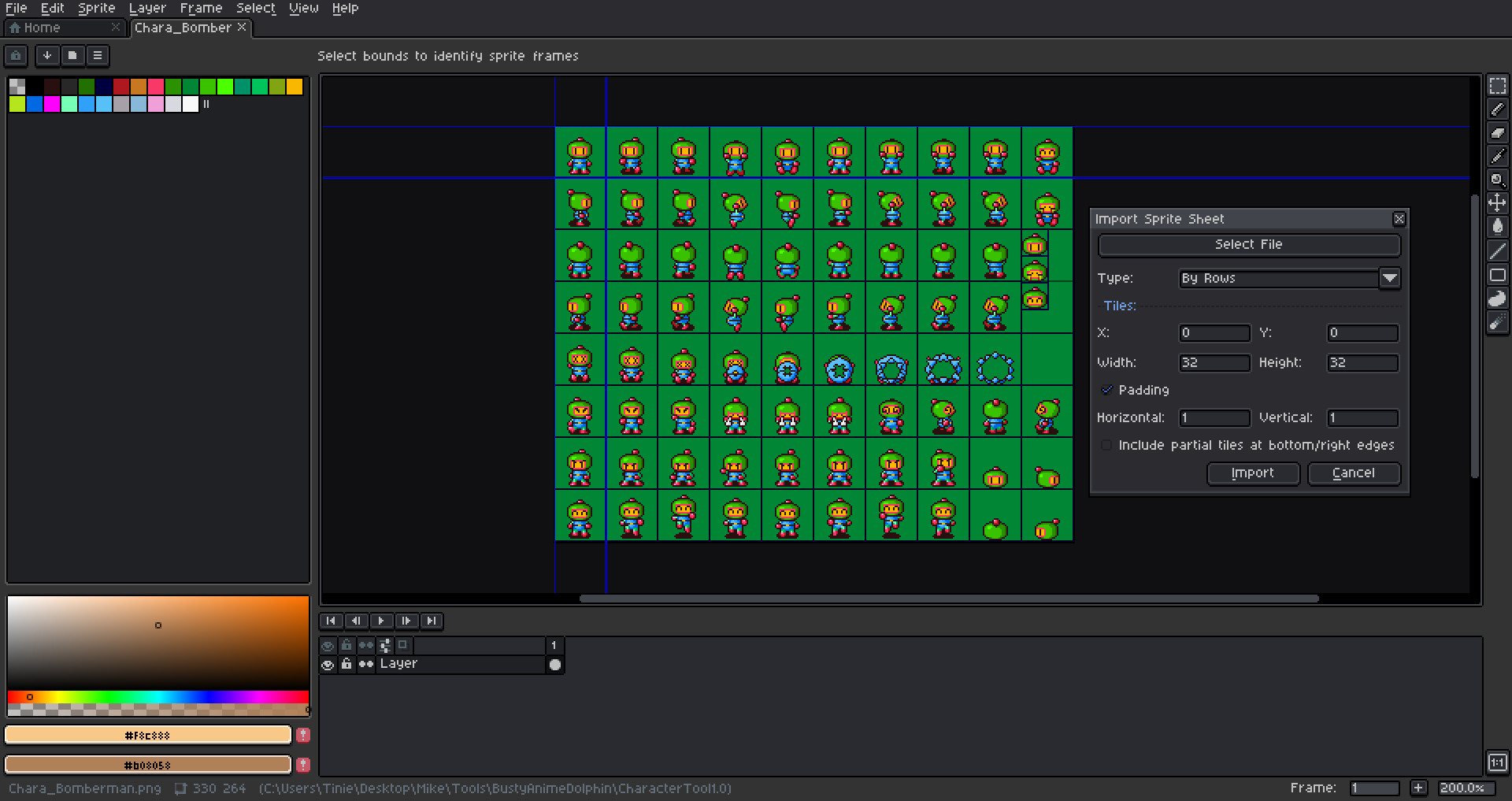 Creating a Custom Character Skin Tutorial for Power Bomberman | PB Tutorials