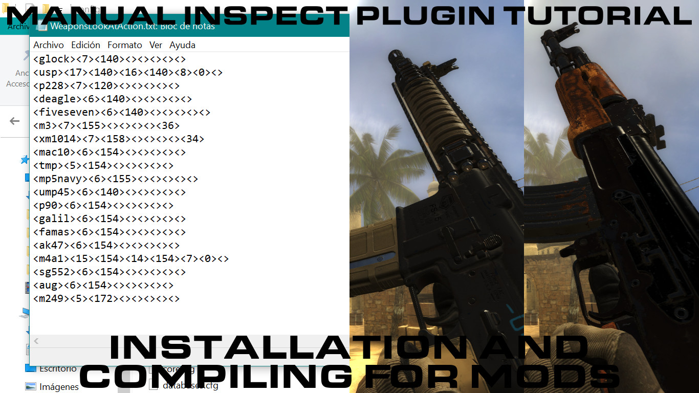 Manual Inspect Plugin Tutorial Tutorial for Counter-Strike: Source | CS:S Tutorials