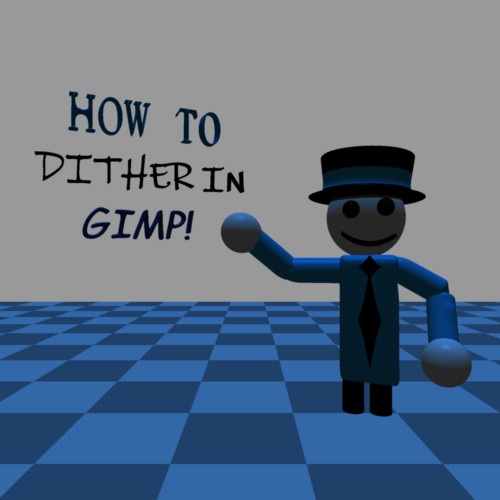 How to dither in gimp! Tutorial for Baldi's Basics | Baldi Tutorials