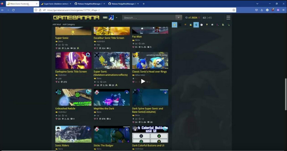 super easy guide on how to install mods Tutorial for Sonic Frontiers ...