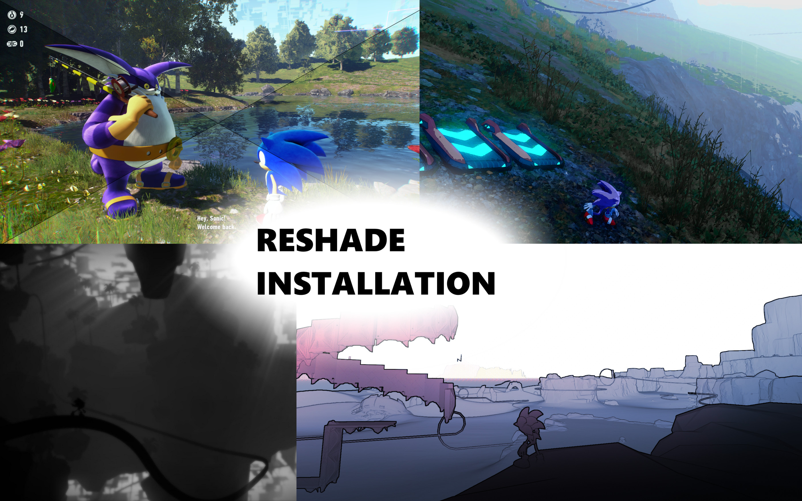 Graphics improvement via Reshade Tutorial for Sonic Frontiers | Frontiers Tutorials