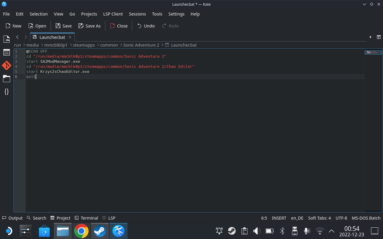 Steam Deck: Use Krzys2's Chao Editor and Mods Tutorial for Sonic ...