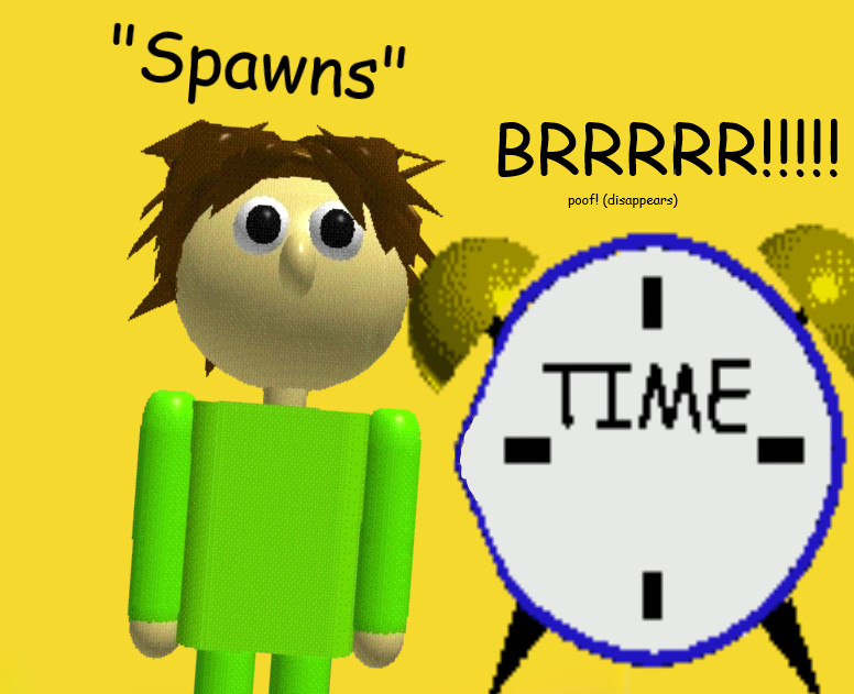 How To Make The Alarm Clock Disappear Instantly Baldi s Basics