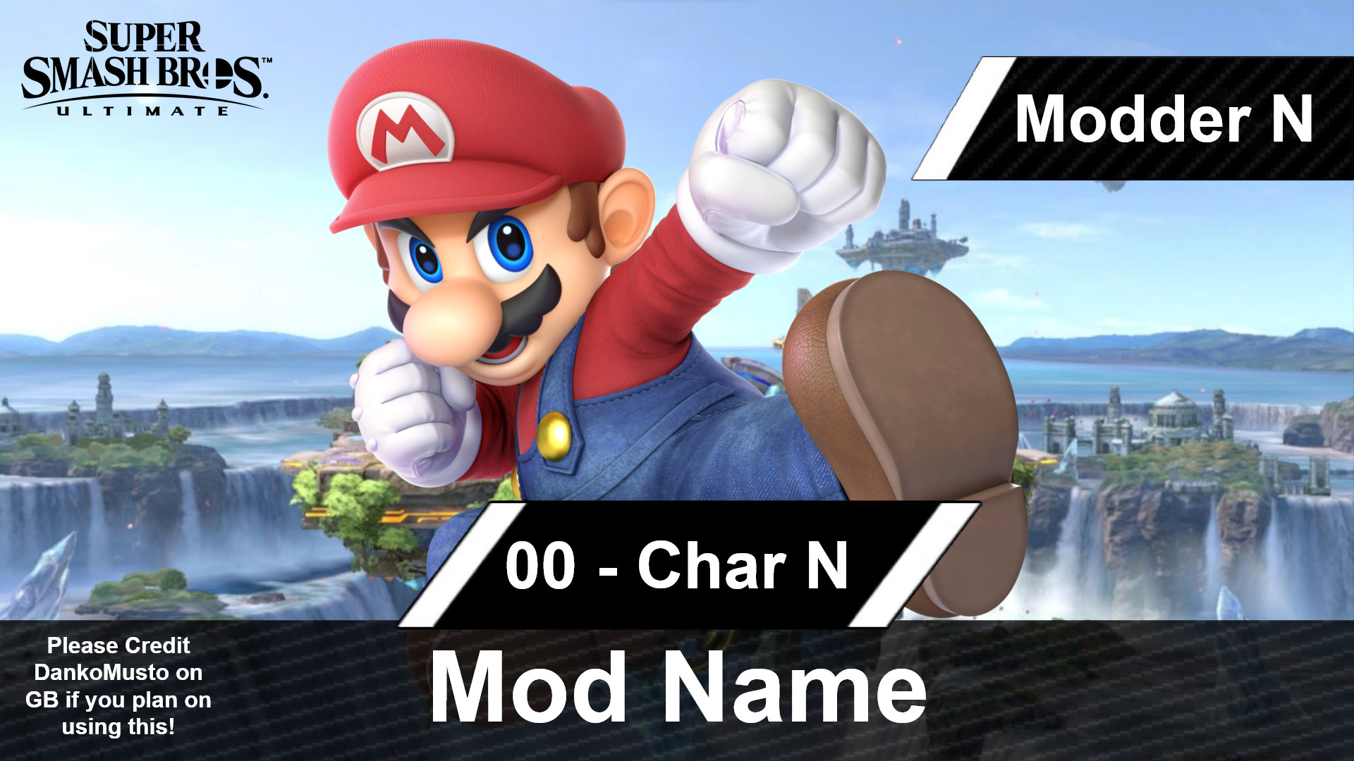 Easy ASF Smash Thumbnail Templete [Super Smash Bros. Ultimate] [Tutorials]