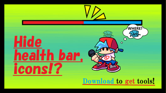 How to hide health bar or icon or both Tutorial for Friday Night Funkin ...