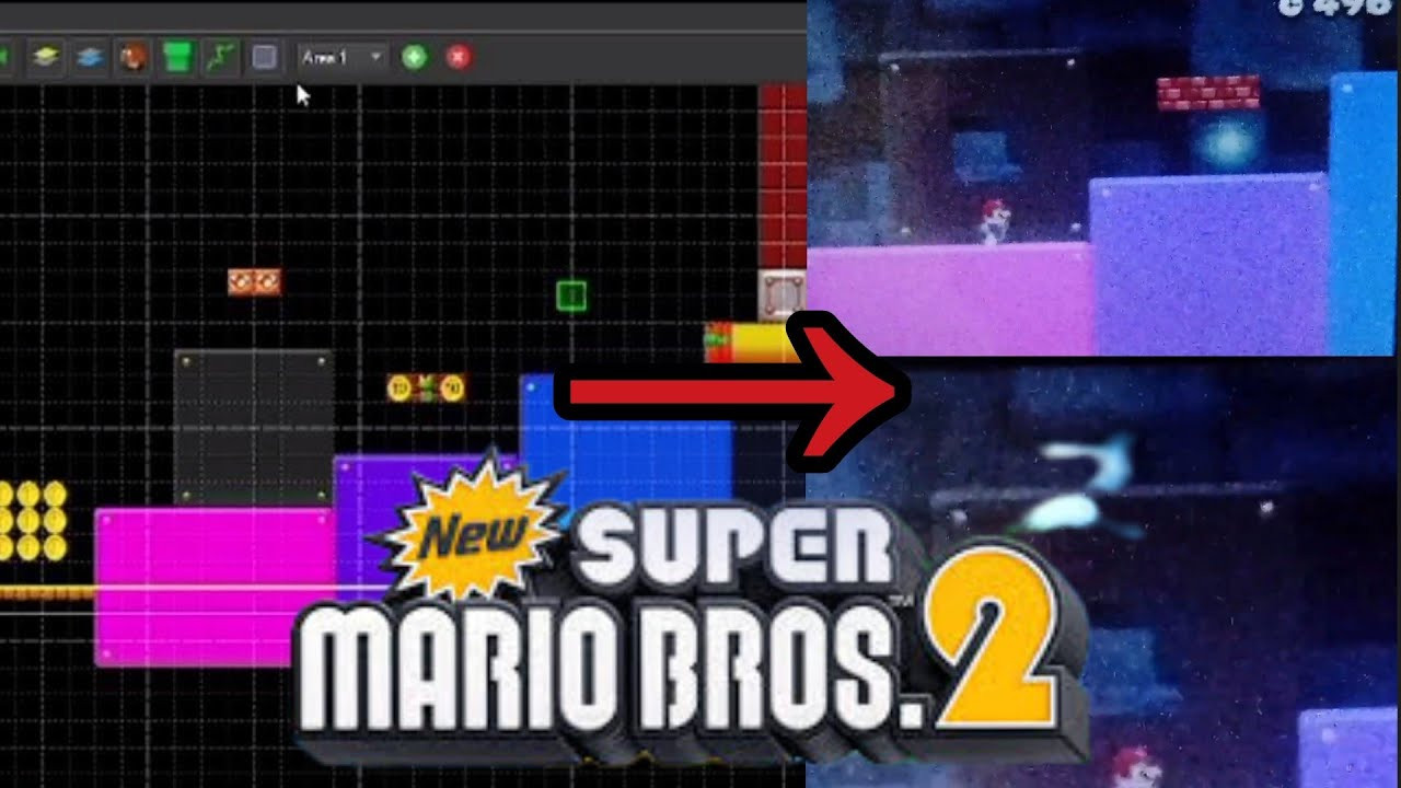 How to make Custom Levels Tutorial for New Super Mario Bros. 2 | NSMB2 ...