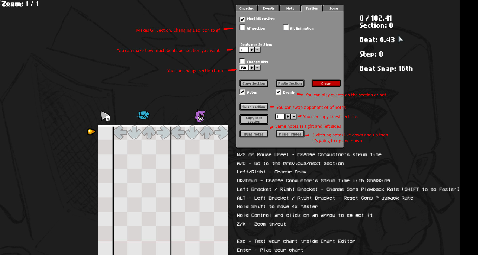How To Use Chart Editor: The Basics Tutorial for Friday Night Funkin ...