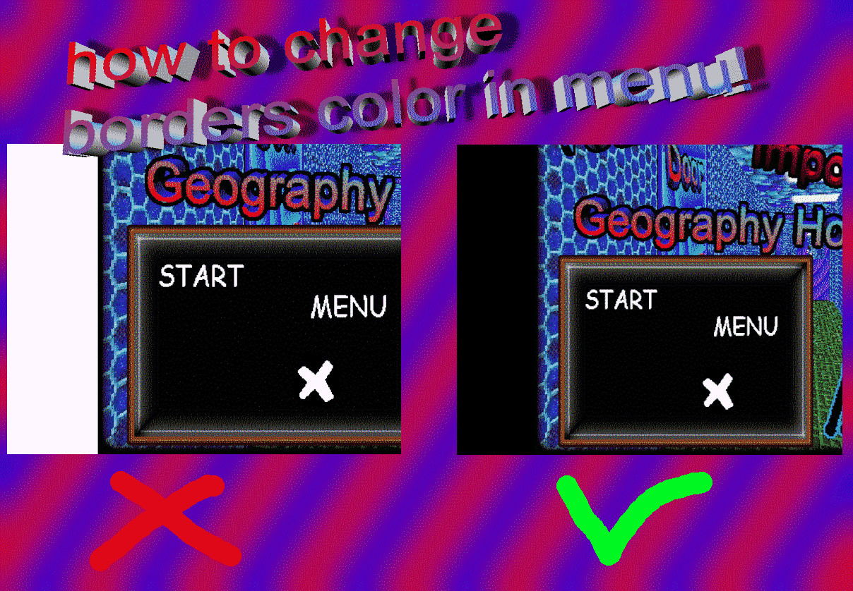 How To Change Borders Color In Menu! (BASE GAME!) Tutorial for Baldi's ...