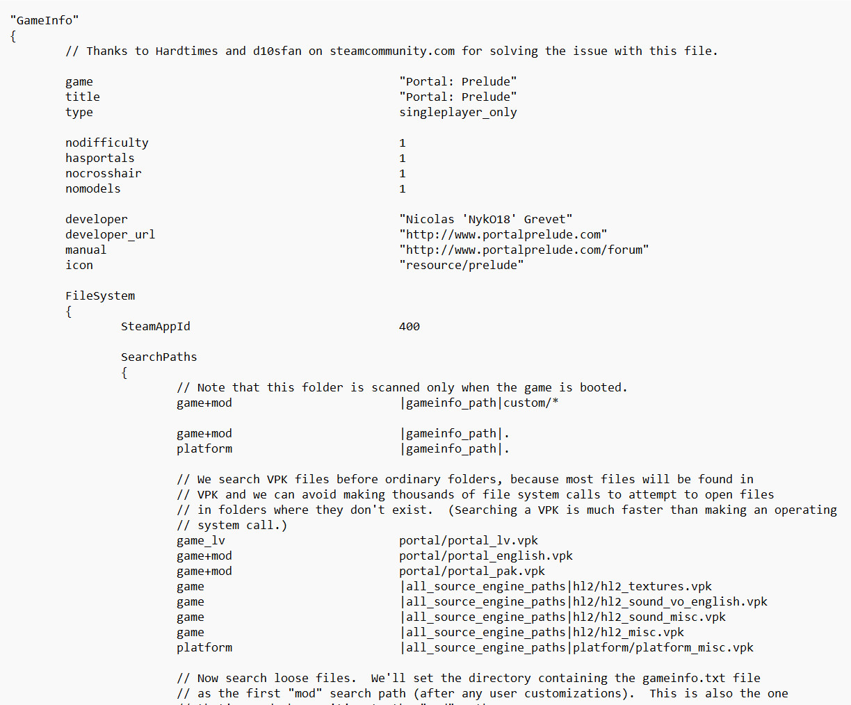 Custom Folder for Portal: Prelude Tutorial for Portal: Prelude | PRTLP ...