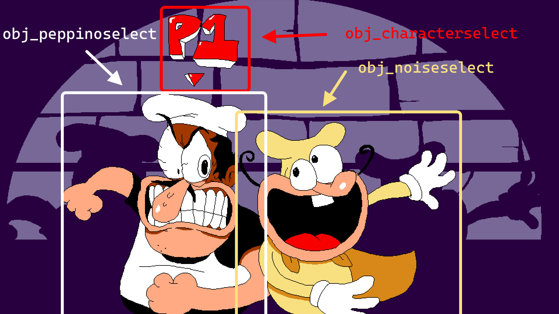 Co-Op Character Select in CYOP Tutorial for Pizza Tower | PT Tutorials