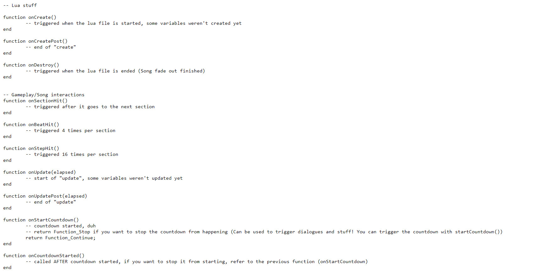 All lua functions Tutorial for Friday Night Funkin' | FNF Tutorials