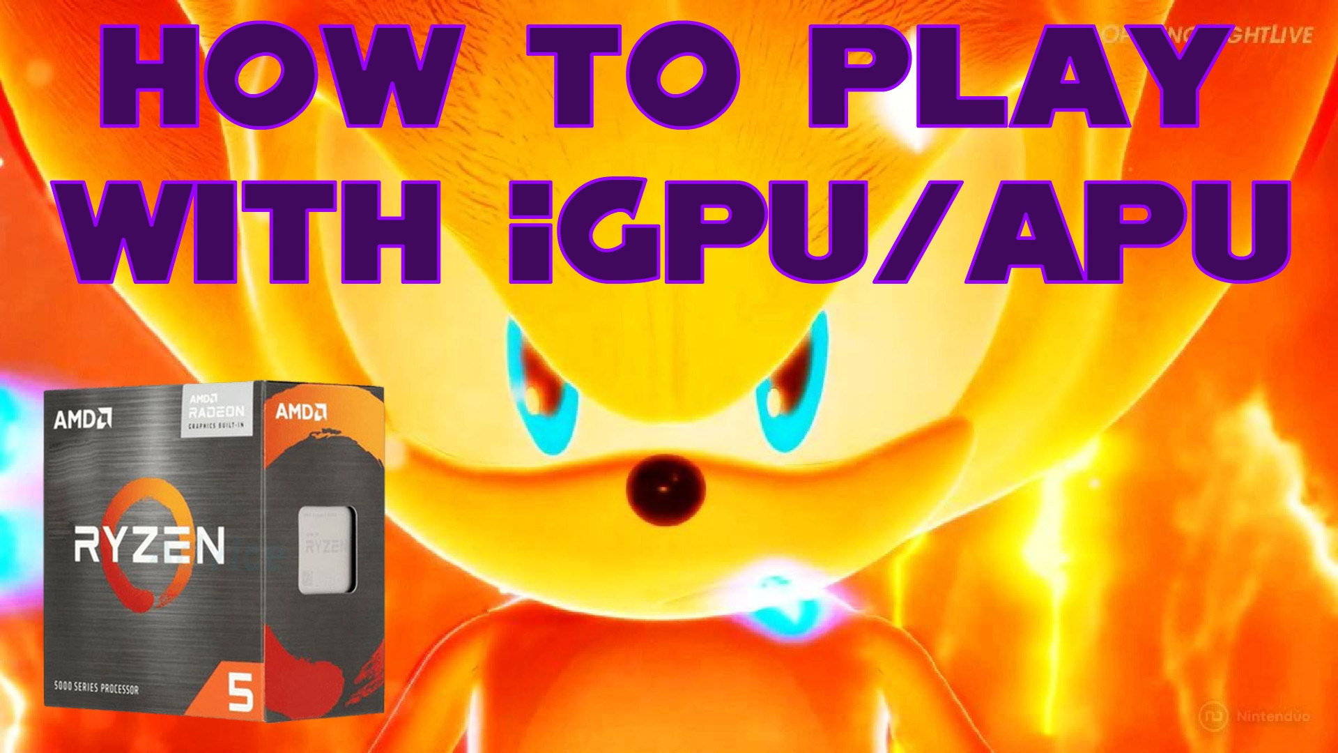 How to play with iGPU Tutorial for Sonic Frontiers | Frontiers Tutorials