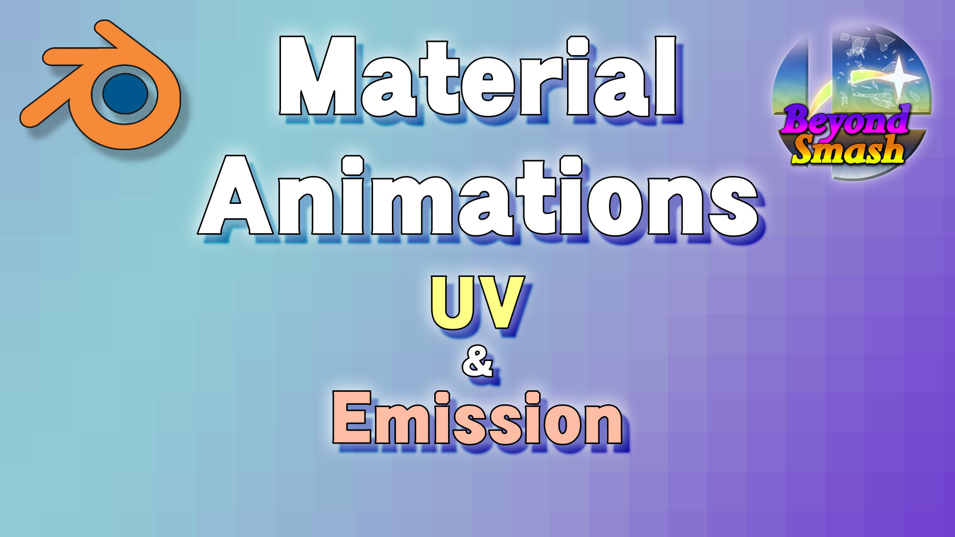 Material Animation using Blender (UV and Emission) Tutorial for Super Smash Bros. Ultimate ...