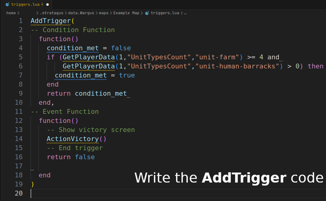 How to add Triggers into a custom map Tutorial for Wargus | WG Tutorials