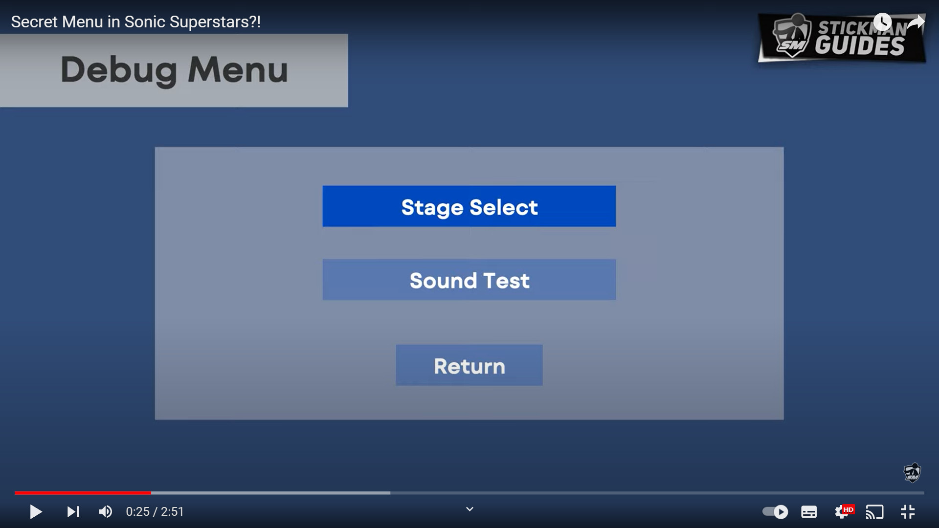 how to get the secret level select menu [SPOILERS] Tutorial for Sonic Superstars | SSS Tutorials