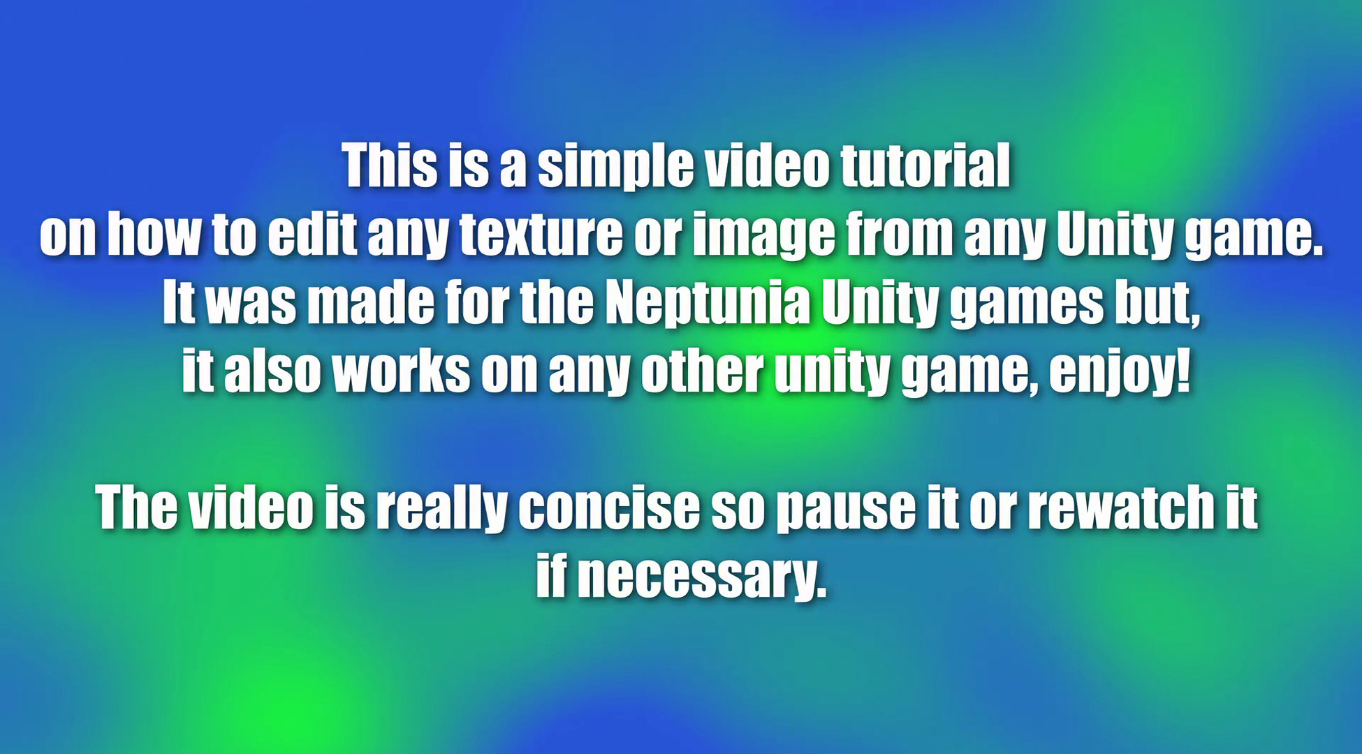 Unity Texture/Image Modding Video Tutorial Tutorial for Neptunia: Sisters VS Sisters | N:SvsS ...