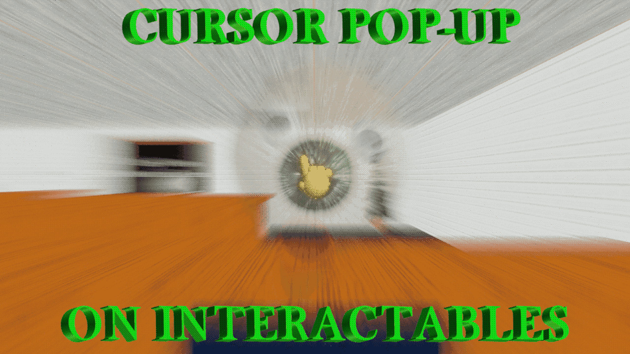 Cursor Pop-Up on Interactables Tutorial for Baldi's Basics | Baldi Tutorials