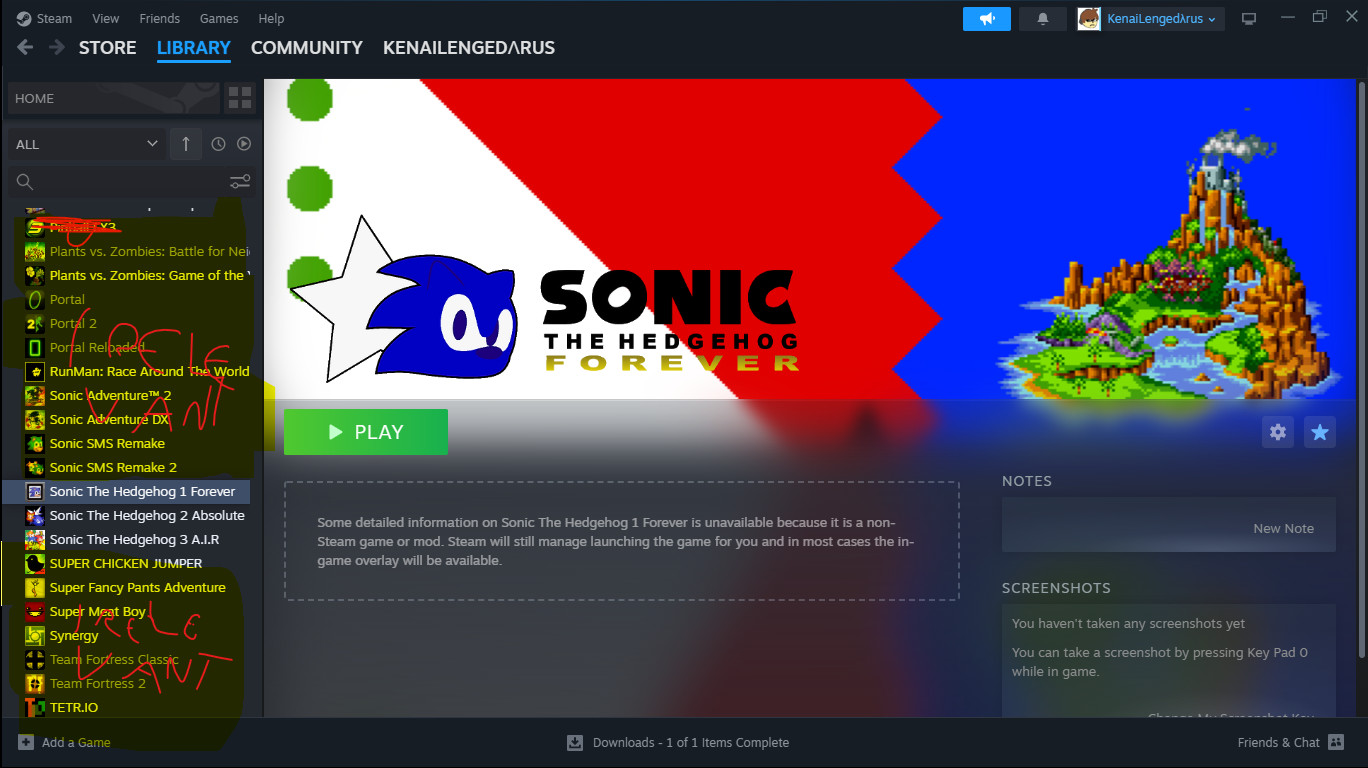 how to add sonic 1-3 on steam Tutorial for Sonic the Hedgehog Forever | S1F Tutorials