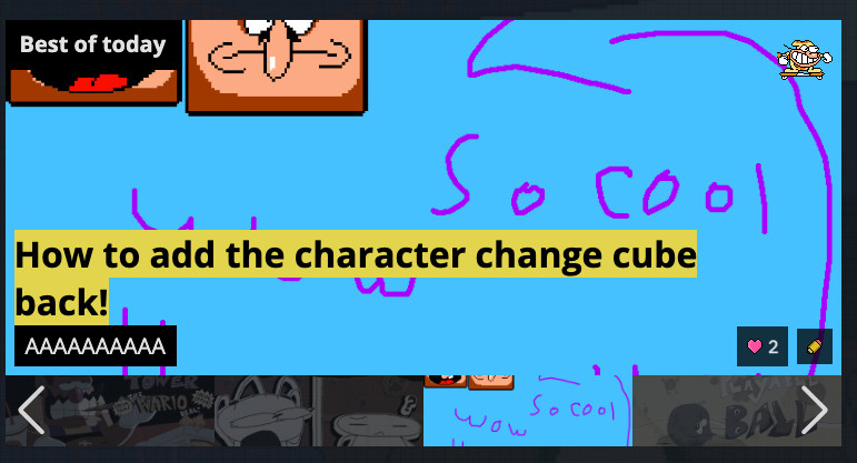 How to add the character change cube back! Tutorial for Pizza Tower | PT Tutorials