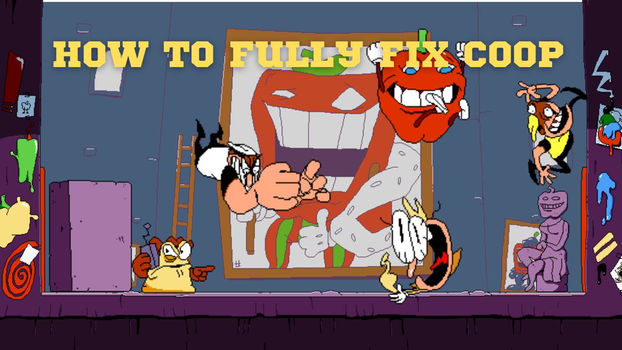 how to fully fix coop [no crashes + fix camera] Tutorial for Pizza Tower | PT Tutorials