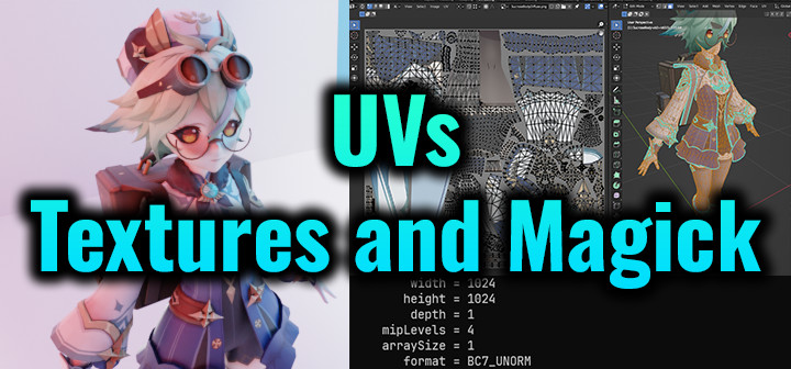 UV, textures and Magick Tutorial for Genshin Impact | GI Tutorials
