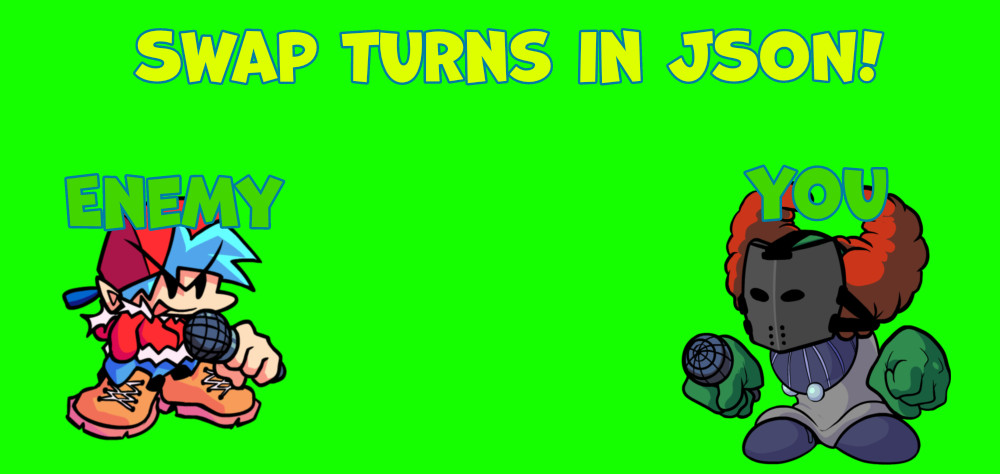 How to swap turns in JSON files tutorial Tutorial for Friday Night ...