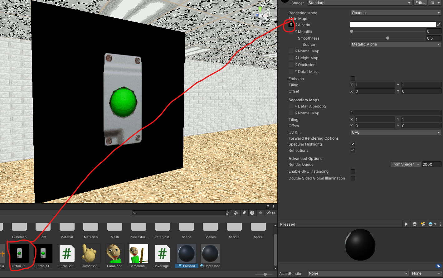 How to make a button that plays music or smth Tutorial for Baldi's Basics | Baldi Tutorials