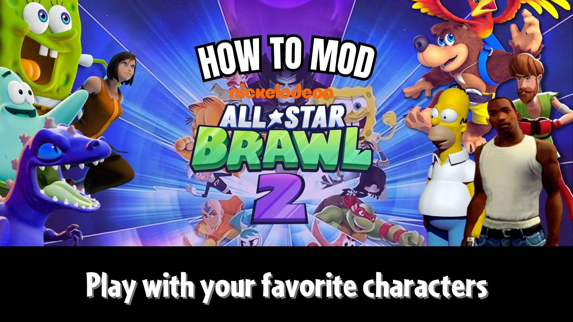 How to mod Nickelodeon All Star Brawl 2 Tutorial for Nickelodeon All-Star Brawl 2 | NASB2 Tutorials