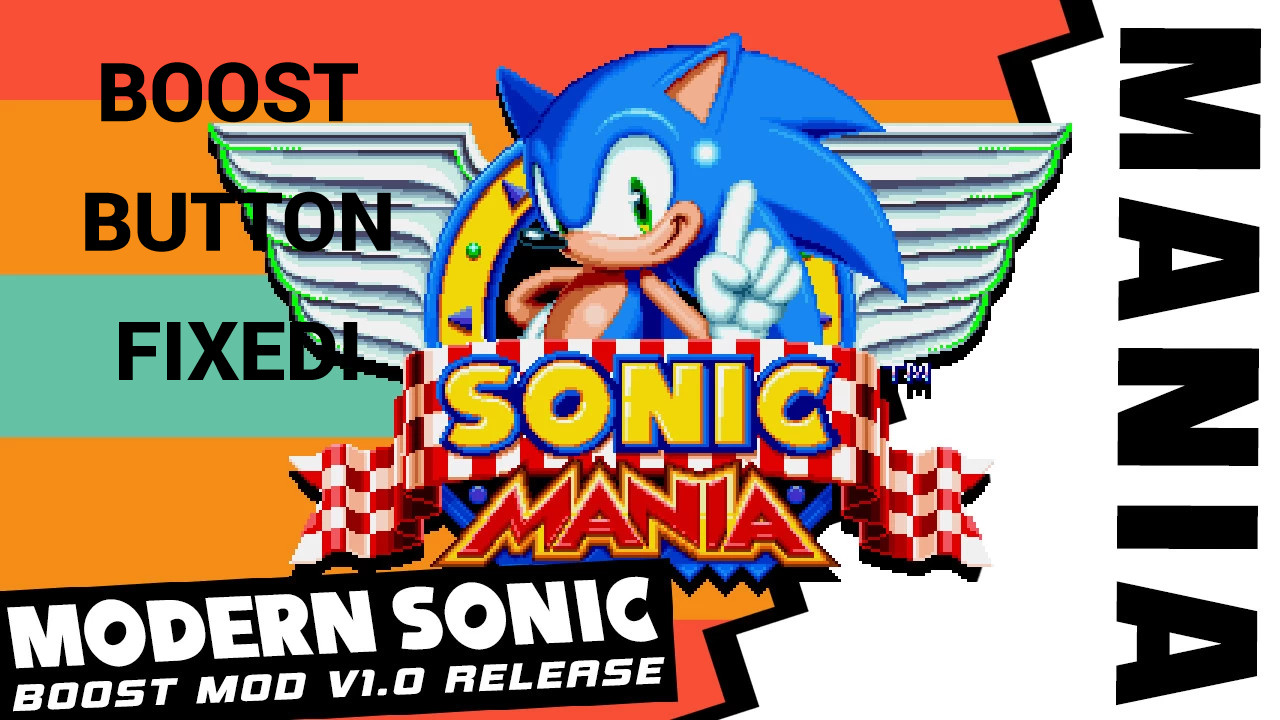 Fixing The Boost in ModernSonicBoost Tutorial for Sonic Mania | SM ...