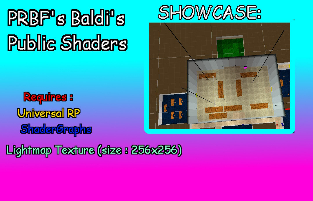 How to use my shaders Tutorial for Baldi's Basics | Baldi Tutorials