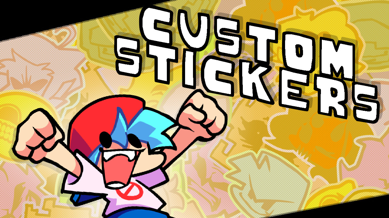 Custom Stickers (Tutorial) Tutorial for Friday Night Funkin' | FNF Tutorials